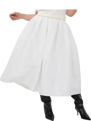 MARIELLE STOKKELAAR Marielle Stokkelaar Maxima Skirt In Taffeta White