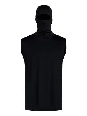 Adidas Adizero Balaclava Sleeveless Performance Shirt - Black