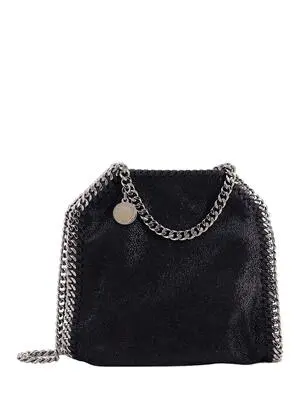 Stella McCartney Falabella Tiny Shaggy Deer Bag - Black