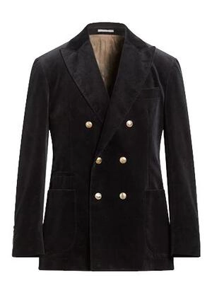 Brunello Cucinelli Blazer Size Cotton - Black