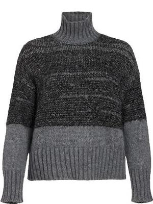 Alpha Studio Turtleneck Sweater - Grey