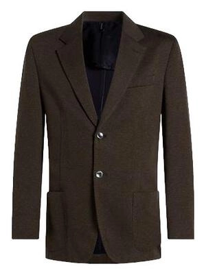 PAOLONI Blazer Dark Size Cotton, Elastane - Brown