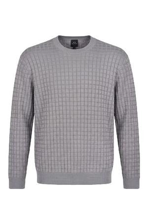 Armani Exchange Crewneck Long Sleeve Sweater - Grey