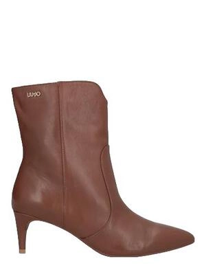 Liu Jo Ankle Boots In Leather - Brown