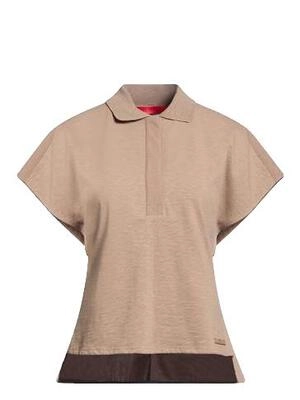 Max & Co. Cotton And Linen Blend Polo Shirt - Beige