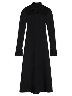SCANLAN THEODORE Scanlan Theodore Crepe Knit Daisy Polo Dress