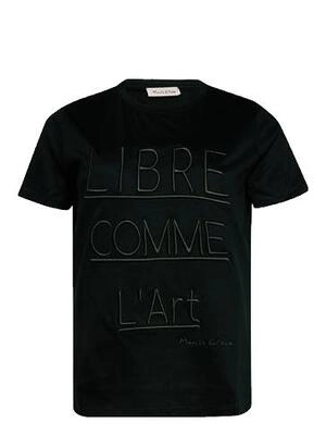 MANILA GRACE Cotton Modal T-shirt With Embroidery - Green