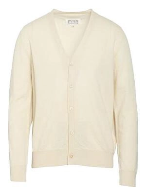 MAISON MARGIELA Wool Cardigan - Ivory