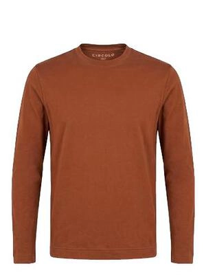 CIRCOLO 1901 T-shirt Rust Size Cotton, Elastane - Red
