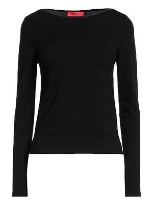 Max & Co. Long Sleeve Boat Neck Sweater - Black
