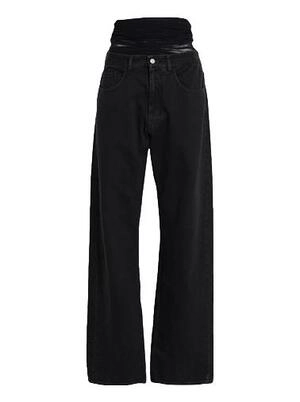 MAISON MARGIELA Washed Cotton Denim Jeans - Black