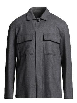 LARDINI Shirt Midnight Size Wool, Cashmere - Blue