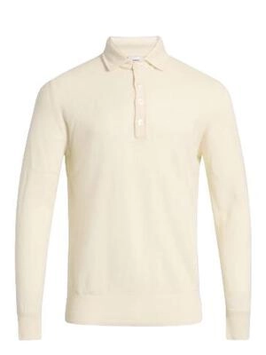 LARDINI Man Sweater Ivory Size L Cashmere