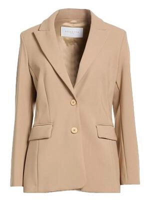 NENETTE Blazer Size Polyester, Viscose, Elastane - Beige