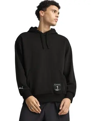 PUMA X Bmw Motorsport Graphic Fleece Hoodie - Black