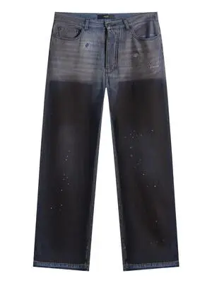 Amiri Carpenter Jeans With Distressed Finish - Dark Dust