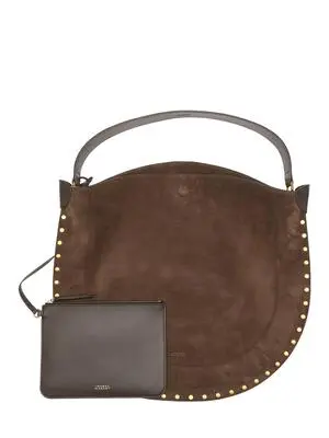 Isabel Marant Étoile Oskan Hobo Bag Coffee