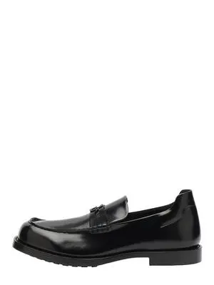 Balenciaga Leather Loafer - Black/black