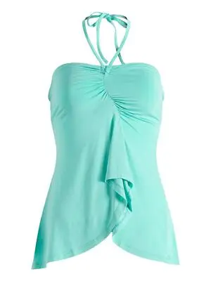PEACHY DEN Nia Kylie Halter Top - Bermuda