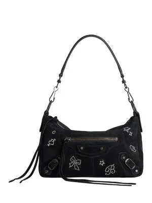 BALENCIAGA Balenciaga Le City Moto Bag Mini With Qixi Strass Artwork