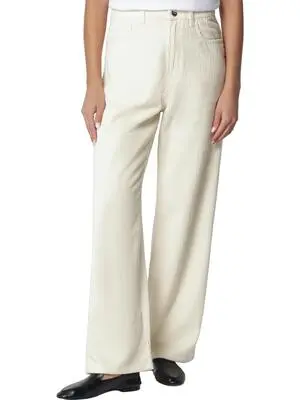 RÓHE Baggy Corduroy Trousers - White