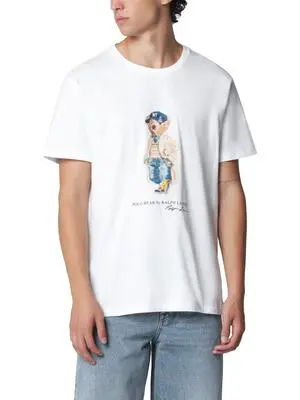 Polo Ralph Lauren Polo Bear Custom Slim-fit T-shirt - White