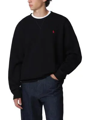 Polo Ralph Lauren Cotton-blend Crewneck Sweatshirt - Black