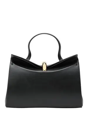 Jacquemus Le Valerie Handbag In Calf Leather - Black