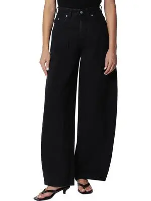 Jacquemus High-waisted Wide Leg Jeans - Black