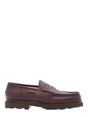 Paraboot Reims Lisse Moc Toe Loafers - Brown