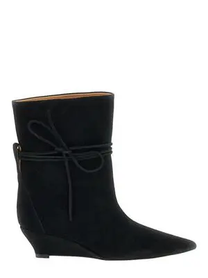 ODISSI Gemma Wedge Ankle Boot - Black