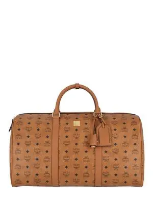 Mcm Ottomar Weekender Bag - Brown