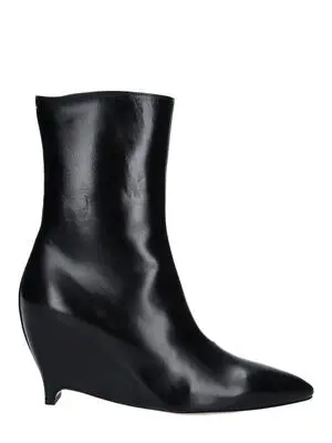 MAISON MARGIELA Leather "heel-less" Ankle Boots - Black