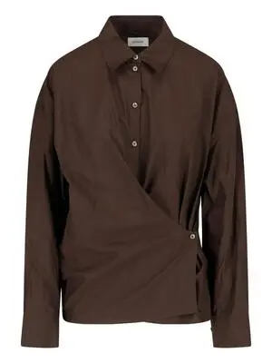 LEMAIRE Twisted Shirt - Brown