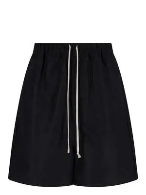 Rick Owens Faun" Cotton Blend Shorts - Black