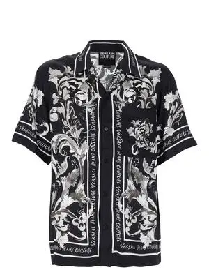 Versace Camicia Con Stampa - Black