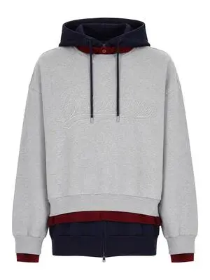 Balenciaga Multilayered Hoodie - Grey