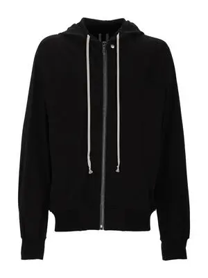 Rick Owens Windbreaker" Zip-up Hoodie - Black