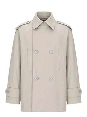Balenciaga Double-breasted Trench Coat - Beige