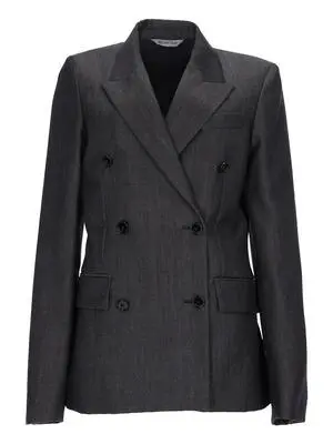 Balenciaga Double-breasted Tailored Jacket - Grey