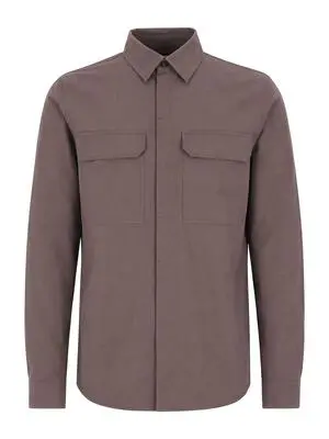 Rick Owens Work" Poplin Shirt - Brown