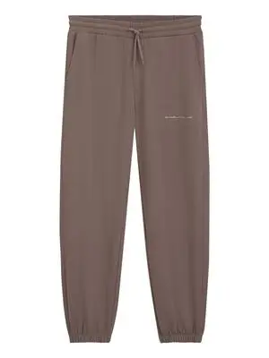 Hugo Relaxed-fit Cotton Joggers With Streetwear Logo - Brown