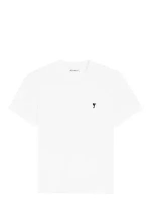 AMI Paris De Coeur Cotton T-shirt - White