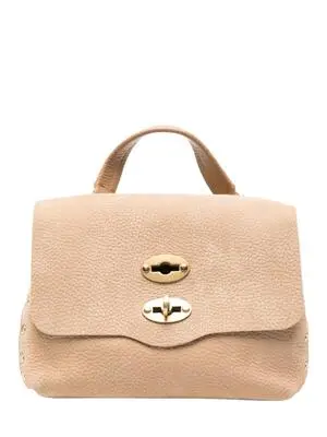 ZANELLATO Postina Jones Baby Leather Handbag - Beige