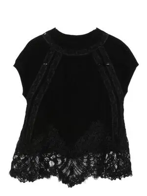 ERMANNO SCERVINO Ermanno Scervino Cashmere Lace Top