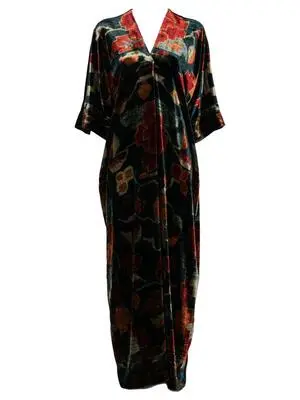 PIERRE-LOUIS MASCIA Printed Maxi Dress - Black