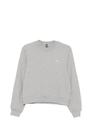 Adidas By Stella McCartney Cotton Crewneck Sweatshirt - Grey