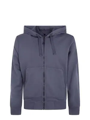 Stone Island Cotton Zip-up Hoodie - Gray