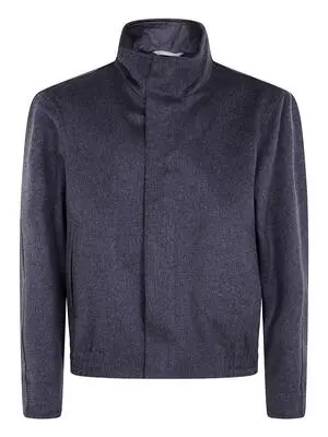 LARDINI Jacket In 100% Virgin Wool - Gray