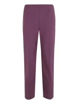 Alberta Ferretti Wool Blend Trousers - Red